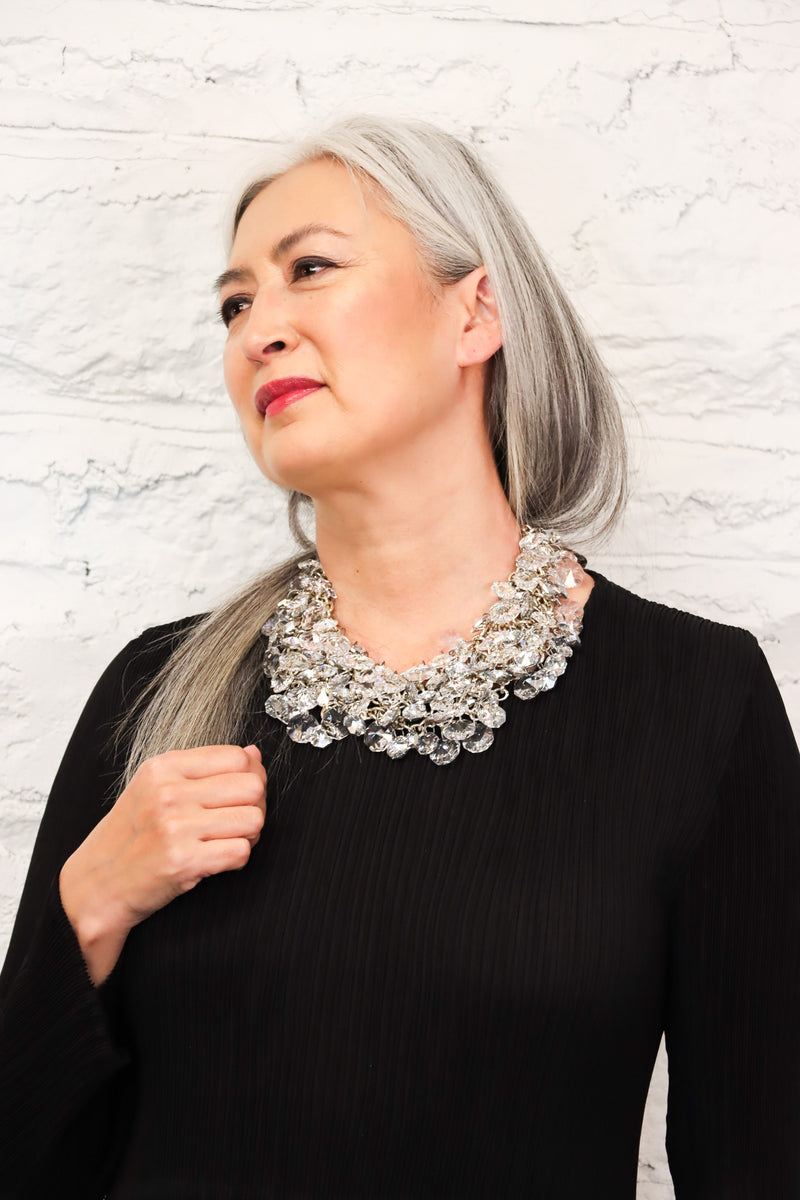 maria calderara Chainmail Crystal Necklace – ATELIER957